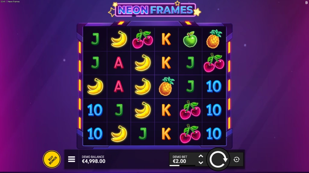 Neon Frames (Backseat Gaming) Free Demo & Review | 15,000x Max Win